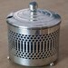 Vintage Cobalt Blue and Silver Metal Jelly Jar - Etsy