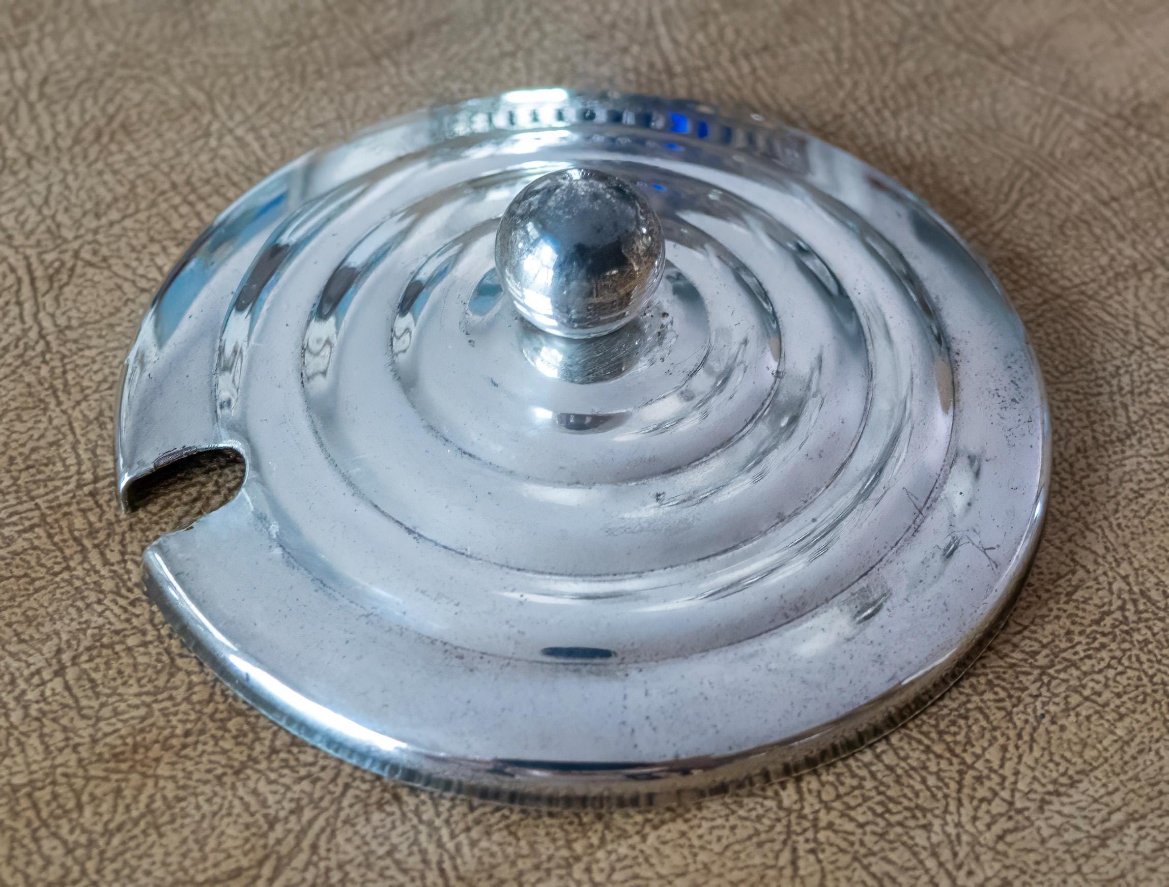 Vintage Cobalt Blue and Silver Metal Jelly Jar - Etsy