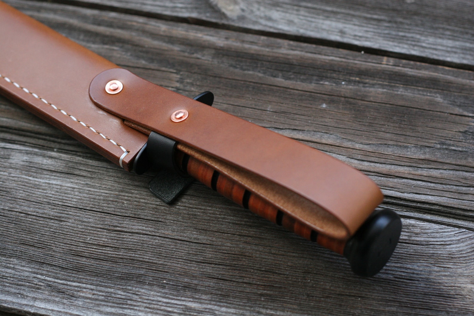 KA-BAR USMC Leather Sheath Sheath Only - Etsy
