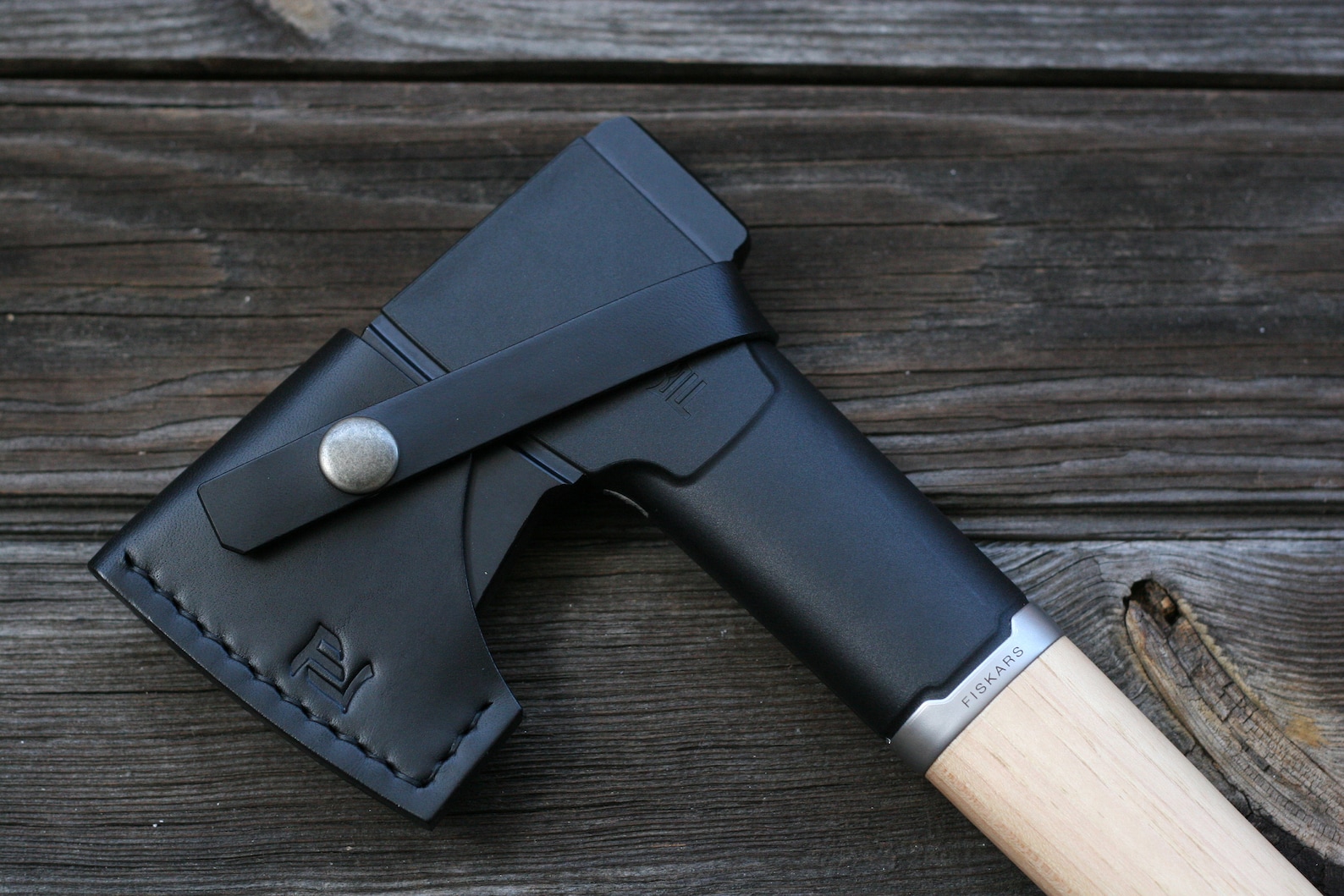 Fiskars Norden N10 Chopping Axe Leather Sheath BLACK | Etsy