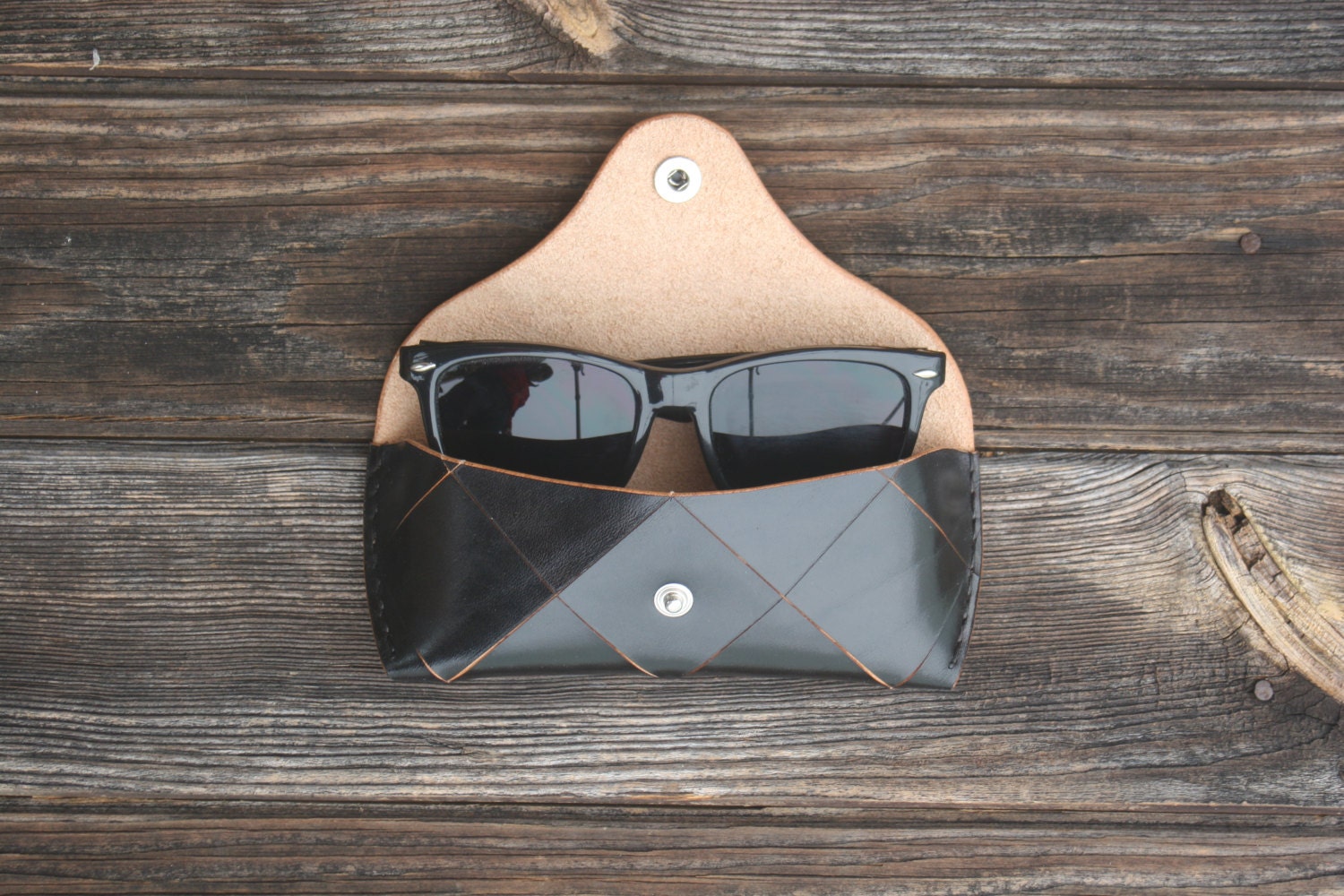 BLOCKS Sunglasses Leather Case for Ray Ban Wayfarer Aviator | Etsy