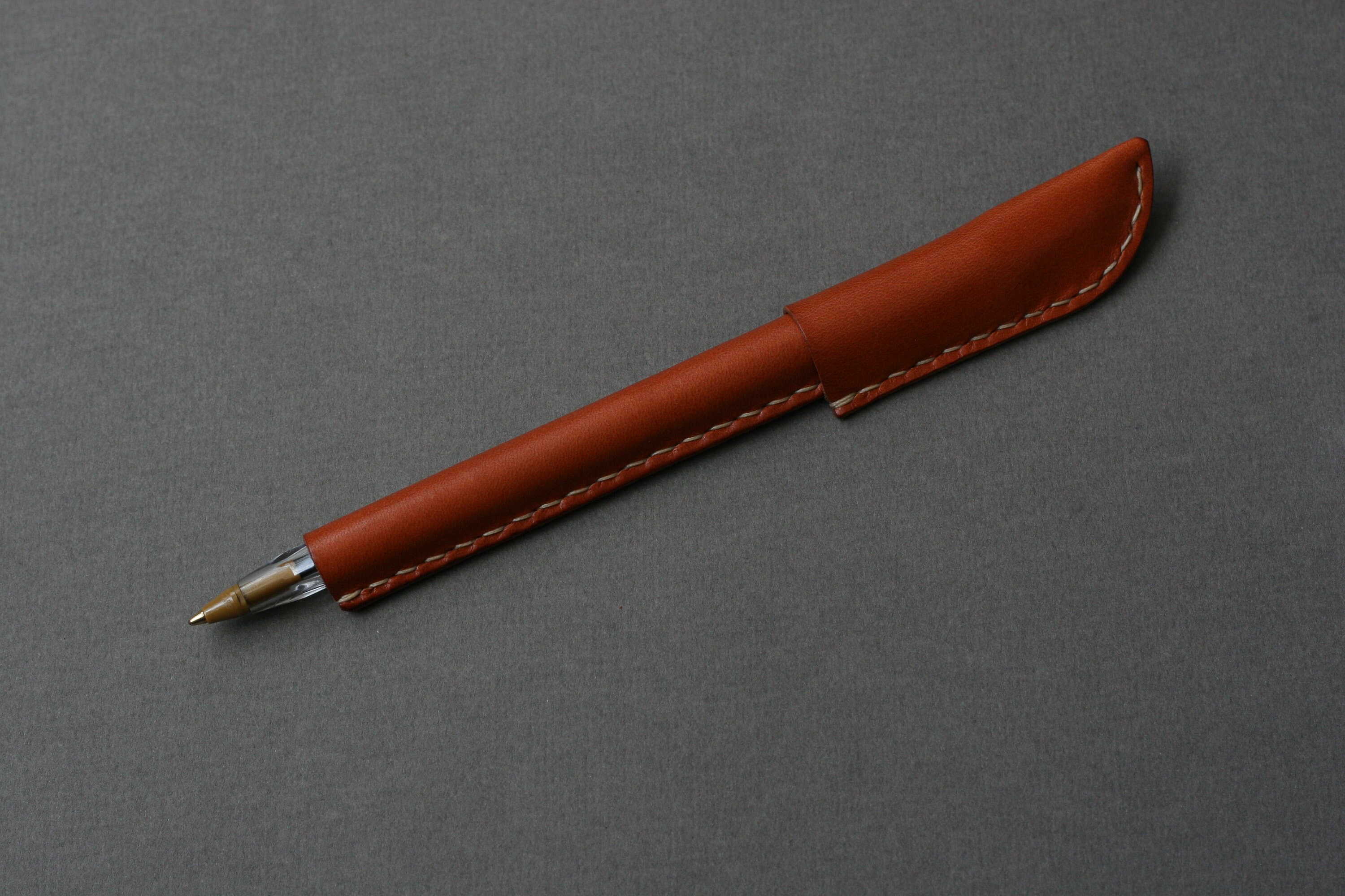 Leather BIC Pen Cover | Etsy