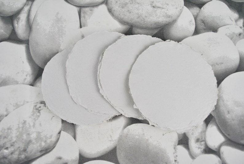 10-20 Sheets of Circle Handmade Paper - Roughly 11.5cm Diameter - Eco ...