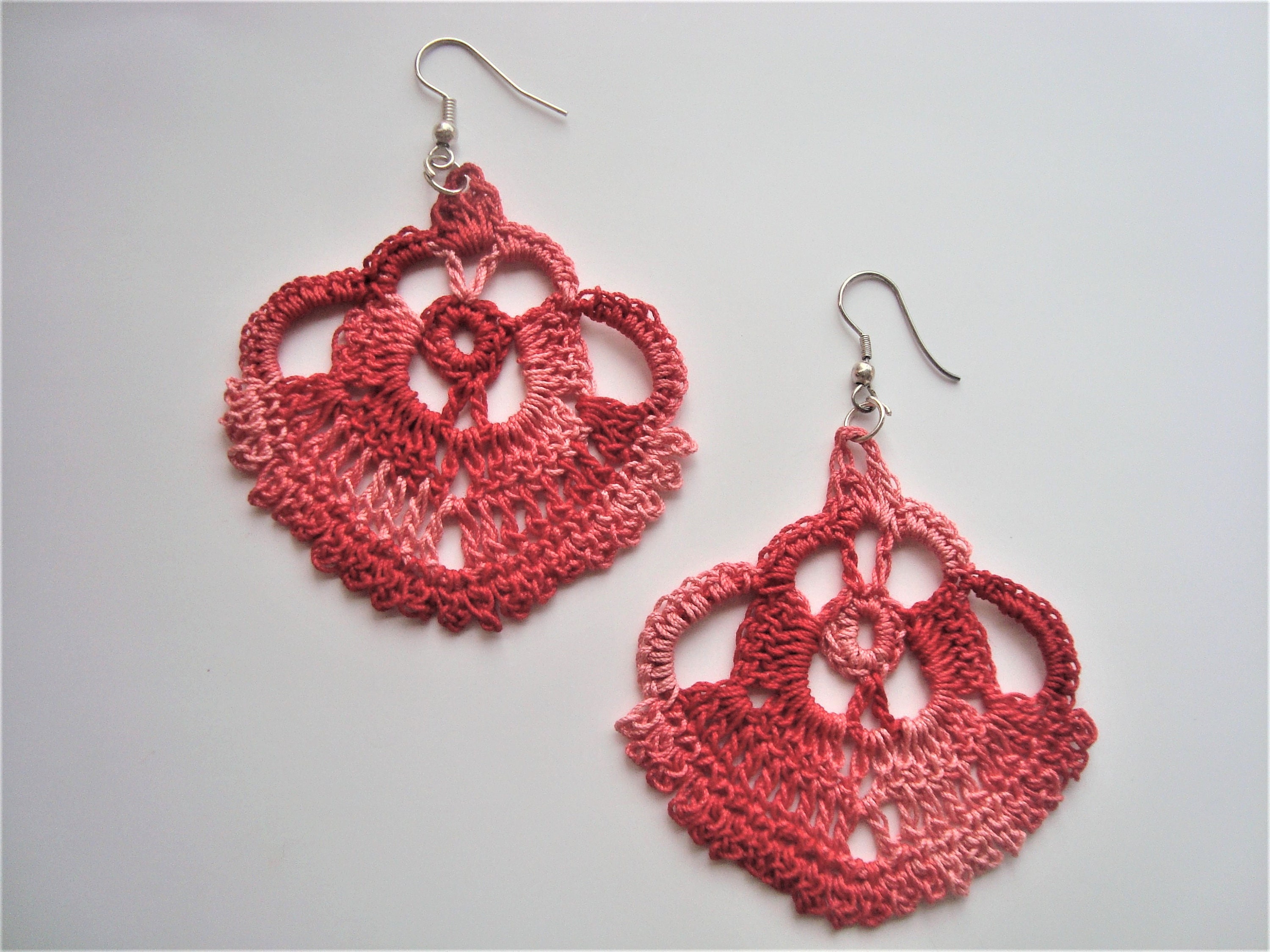 Crochet 4-earring Patterns Pack 20% Discount-thread Crochet - Etsy