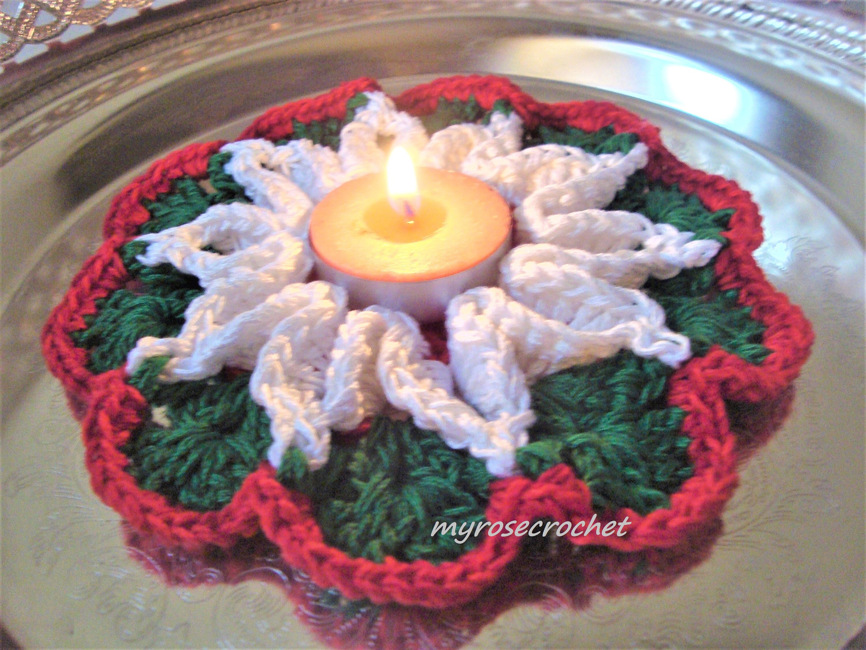 CROCHET PATTERN Crochet Lily Candle Holder Pattern Digital - Etsy