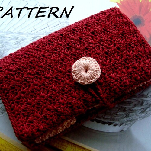 CROCHET Card Holder Purse Pattern Crochet Ladies Card Wallet - Etsy