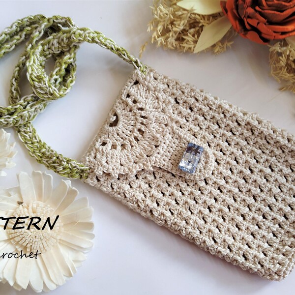 Crochet Bag With Flap Pattern - Etsy
