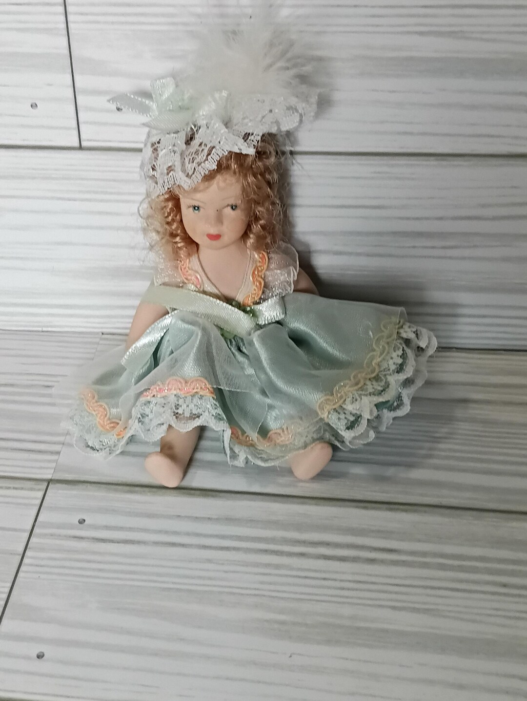 Vintage Porcelain Miniature Doll, Jointed Limbs, 5 Inch - Etsy