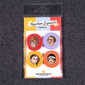 Napoleon Dynamite Button Pack Chibi Cute Cute Cartoon Gift - Etsy