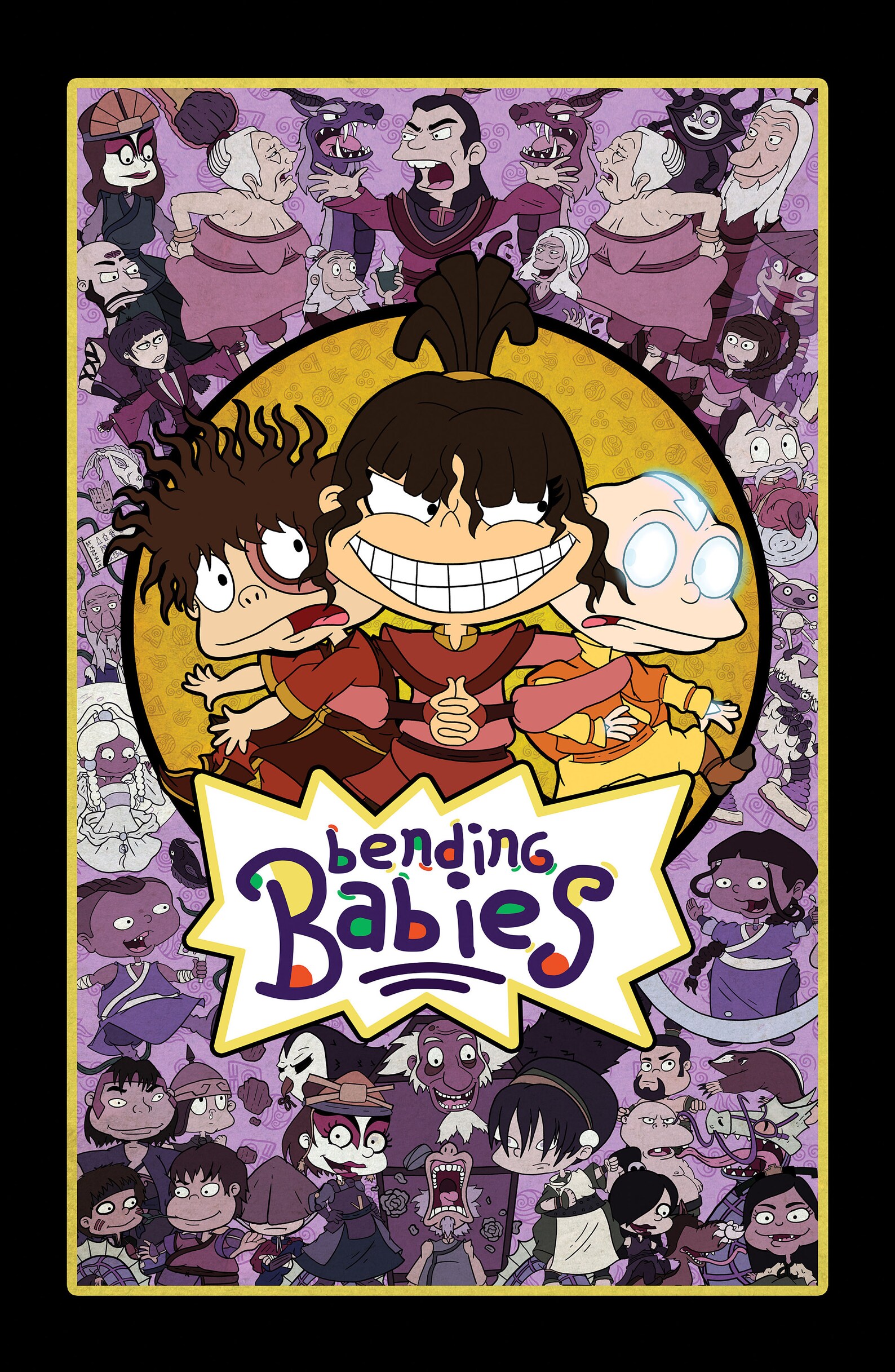 Avatar Rugrats Crossover Print Avatar the Last Airbender | Etsy