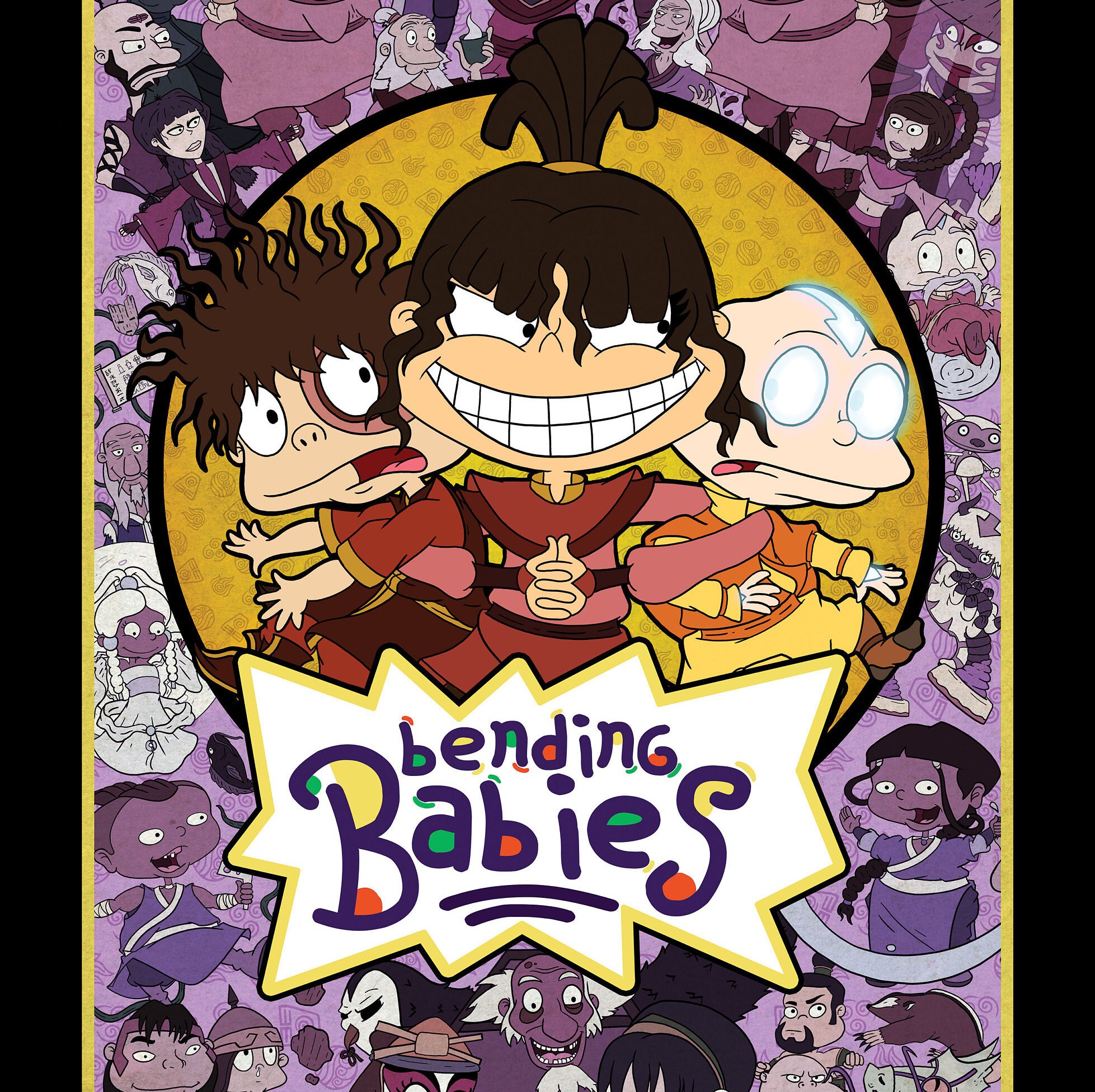 Avatar Rugrats Crossover Print Avatar the Last Airbender - Etsy