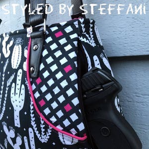 Concealed Carry Sewing Pattern, CC Purse Pattern, Miss Kitty CC Bag ...