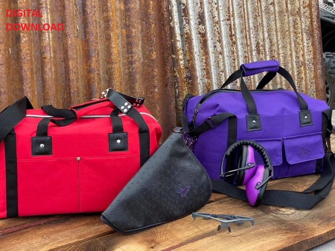 Concealed Carry Sewing Pattern, Range Bag Sewing Pattern, James Range ...