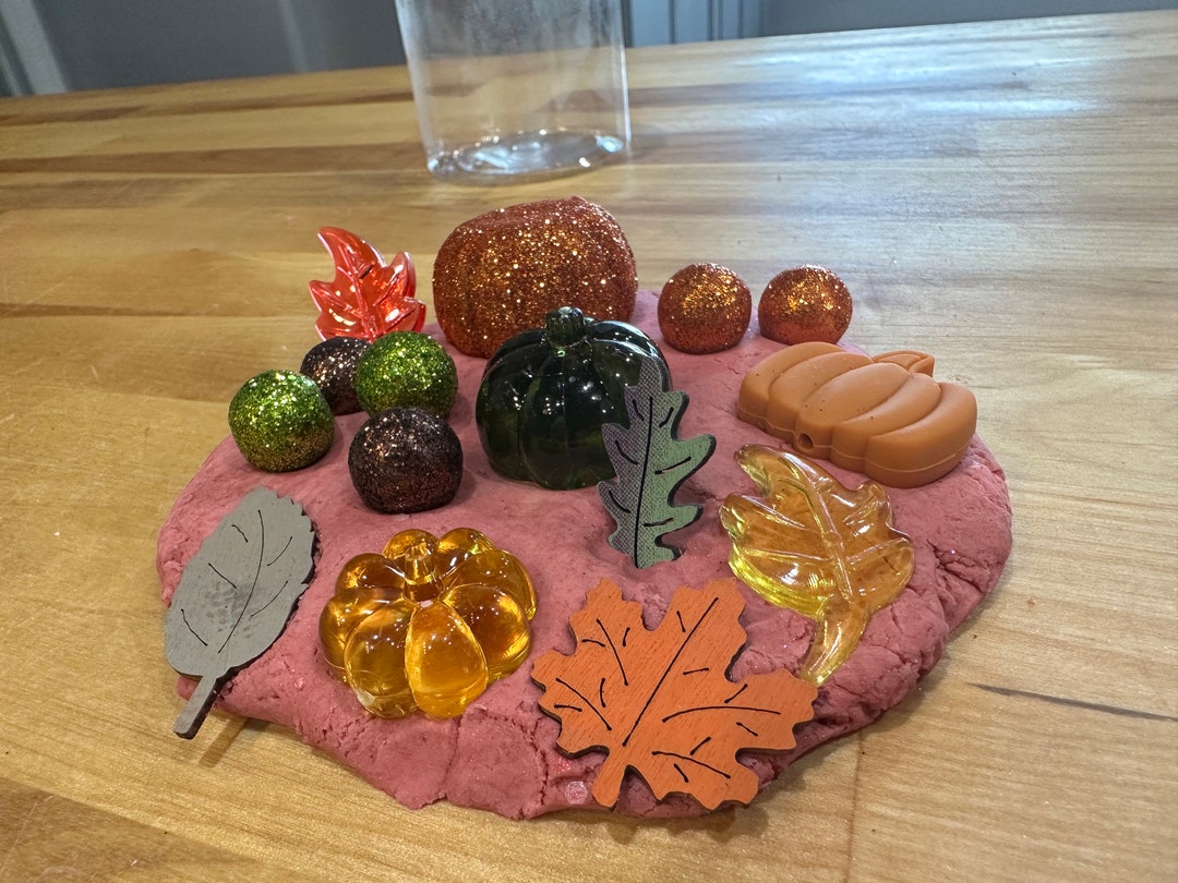 Fall Sensory Kit, Play Doh Kit, Fall Sensory Play Doh, All Natural ...
