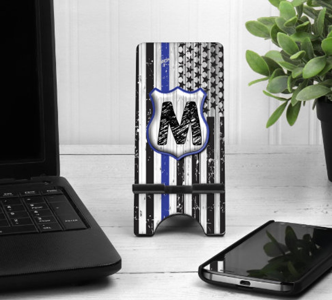 Desk Set Thin Blue Line Desk Set Mouse Pad and Coaster Set - Etsy