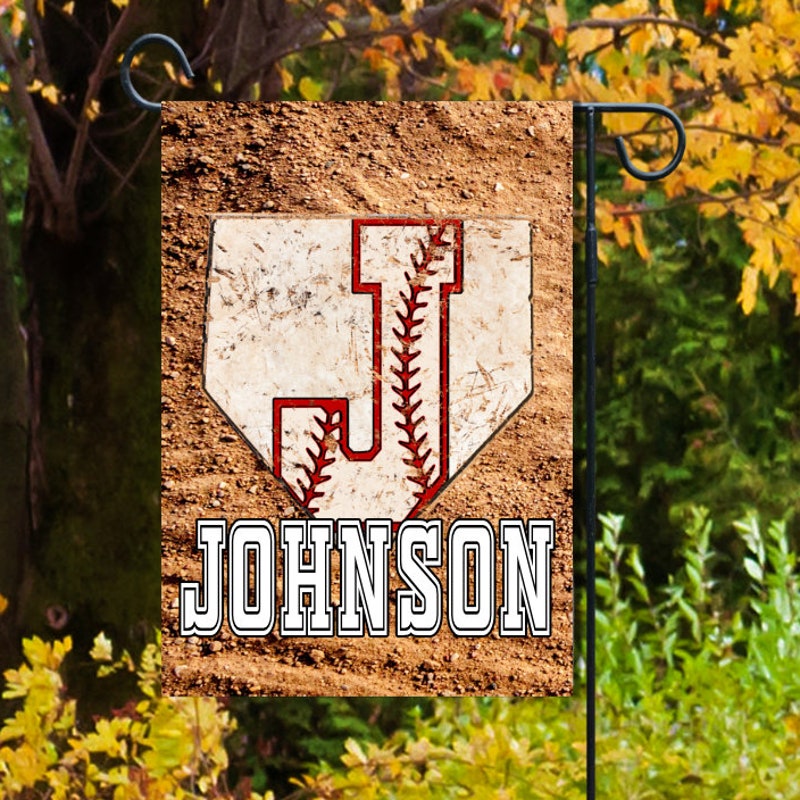 Baseball Garden Flag - Etsy