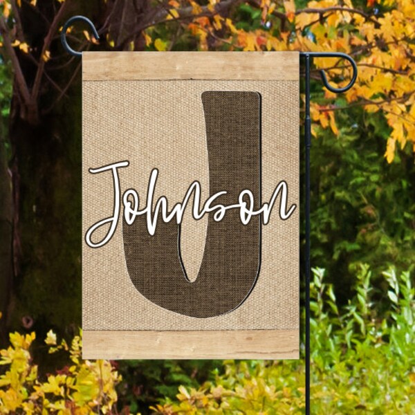 Burlap Yard Flag - Etsy