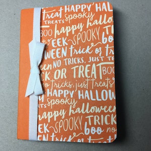 Spiders, Webs and Trick or Treat Notepads - Halloween Set of 2 Mini ...