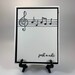 Just a Note Handmade Greeting Card - Music Teacher, Music Lover Note ...