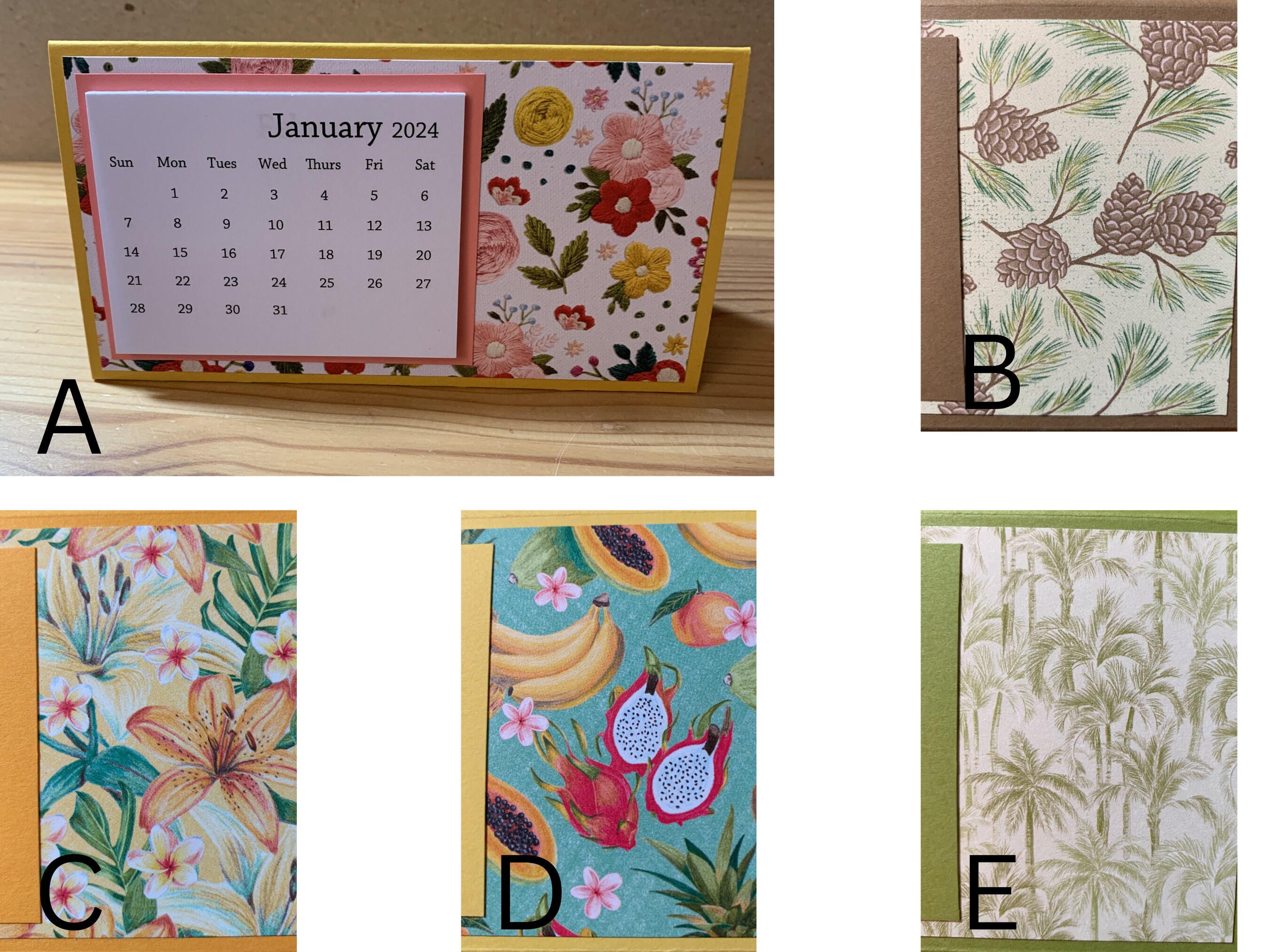 2026 Small Trifold Tabletop Desk Calendar, Teacher Gift, Coworker Gift ...