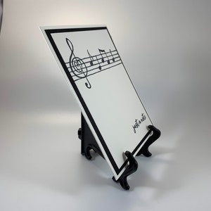 Just a Note Handmade Greeting Card - Music Teacher, Music Lover Note ...