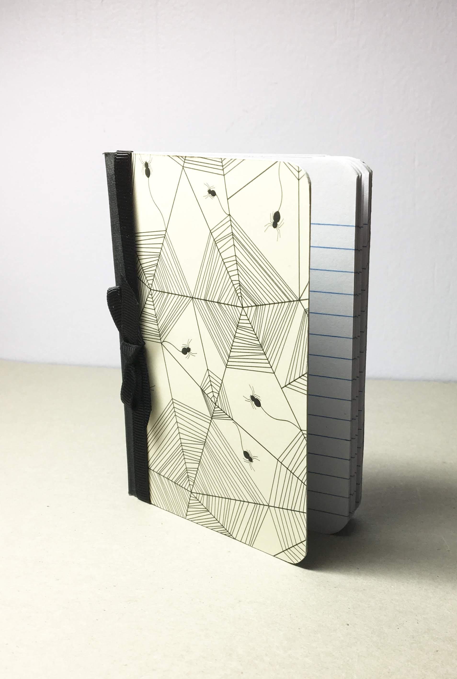 Spiders, Webs and Trick or Treat Notepads Halloween Set of 2 Mini ...