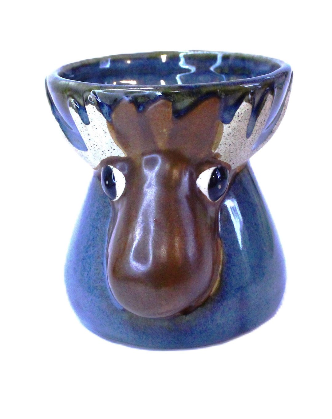 Rad Designs Moose Stoneware Pottery - Moose Egg Separator - 3 3/4" Tall - Etsy