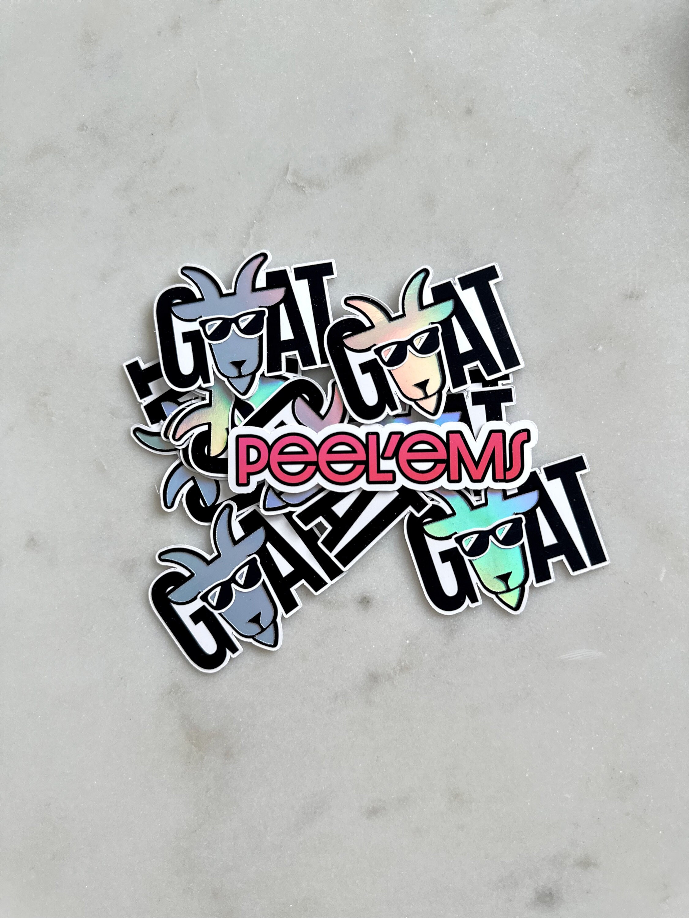 Goat Sticker | Set of 4 | New Eid Mascot | Holographic & Non ...