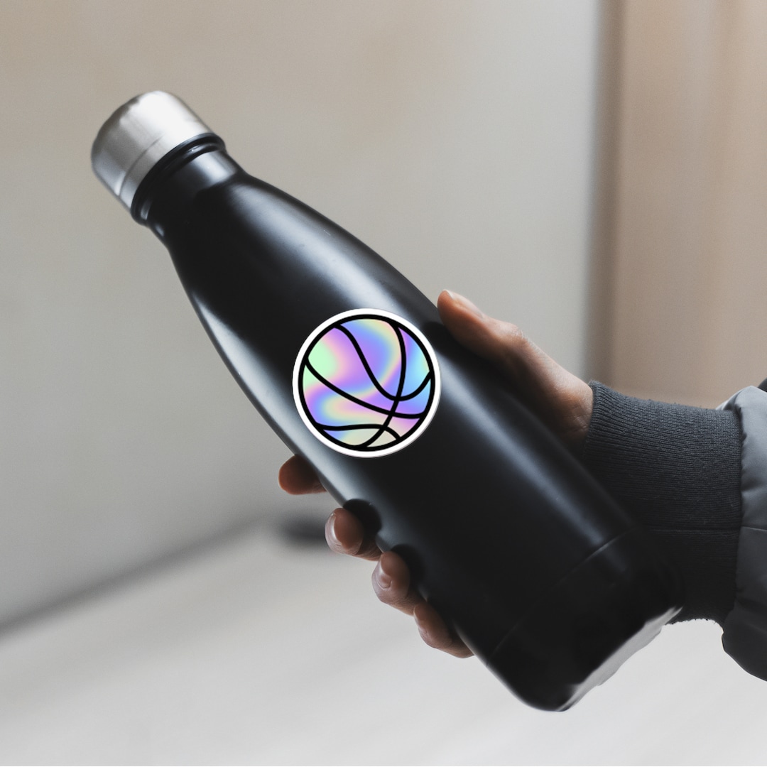 Holographic | Basketball | Sticker | Basketball - Etsy