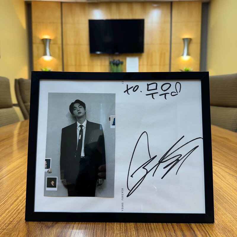 Bts V Autograph - Etsy