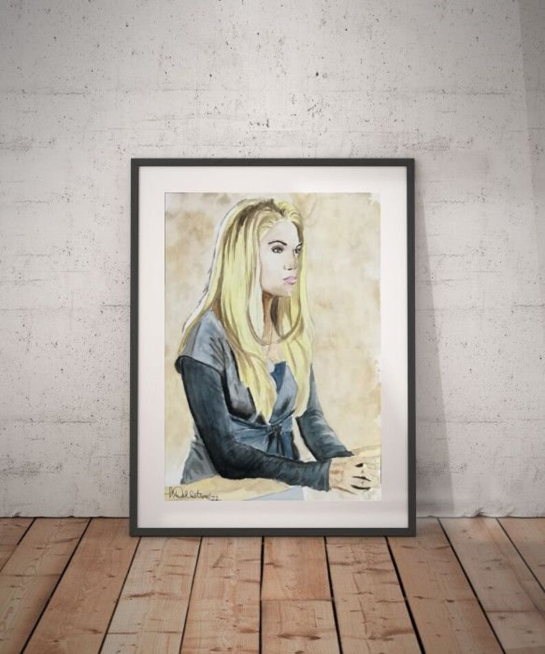Rosalie Fine Art Print of My Original Watercolor Painting - Etsy