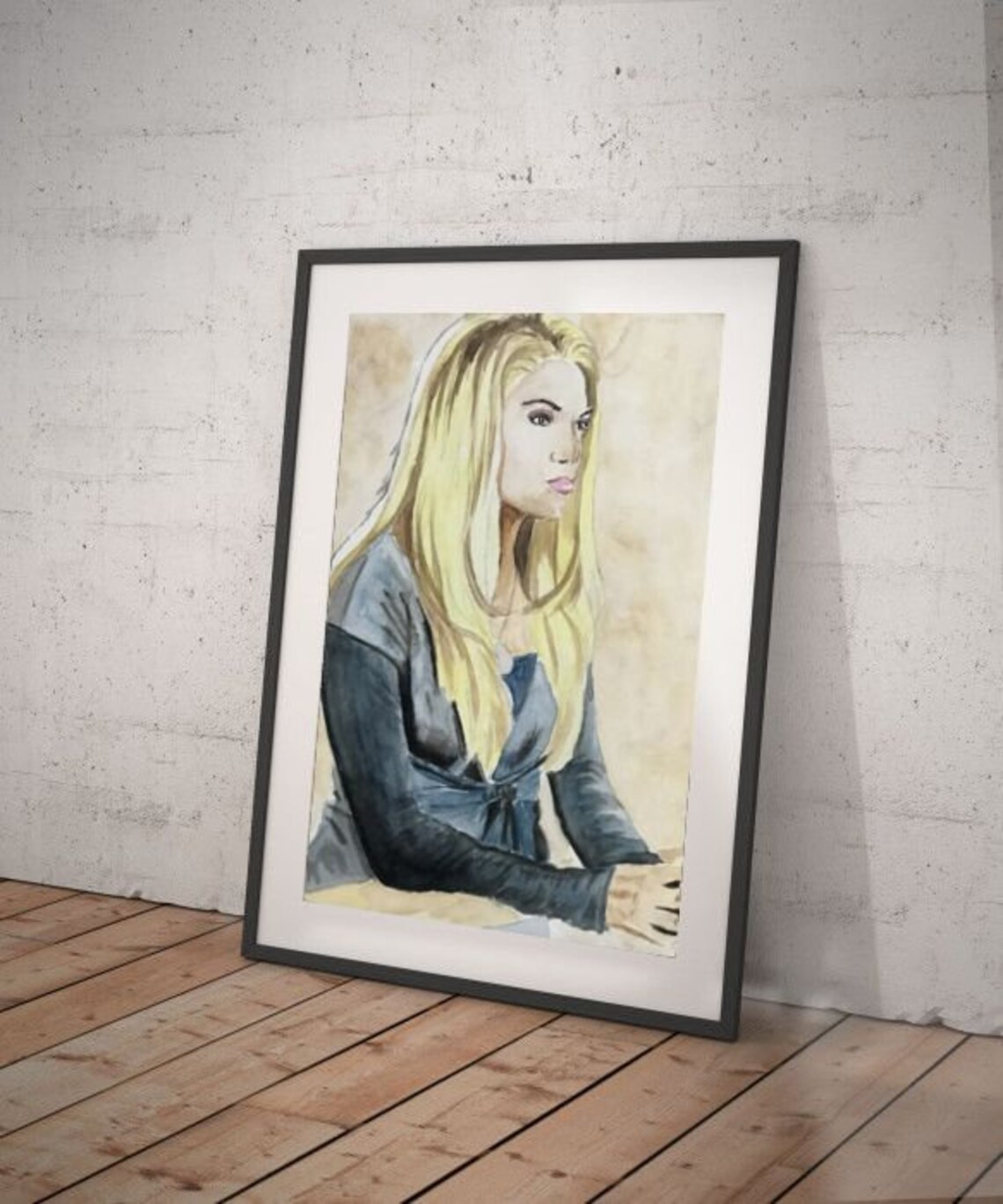 Rosalie Fine Art Print of My Original Watercolor Painting - Etsy