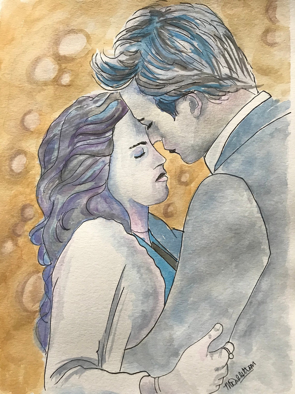 Edward and Bella Twilight Prom FINE ART PRINT | Etsy