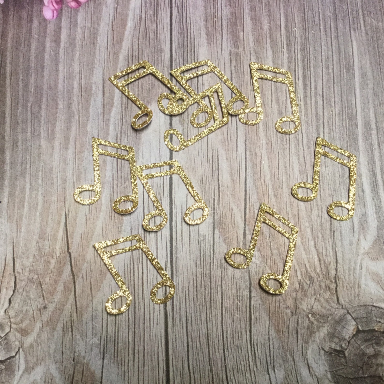 Music Notes Glitter Gold Party Teacher Music Musical Confetti | Etsy