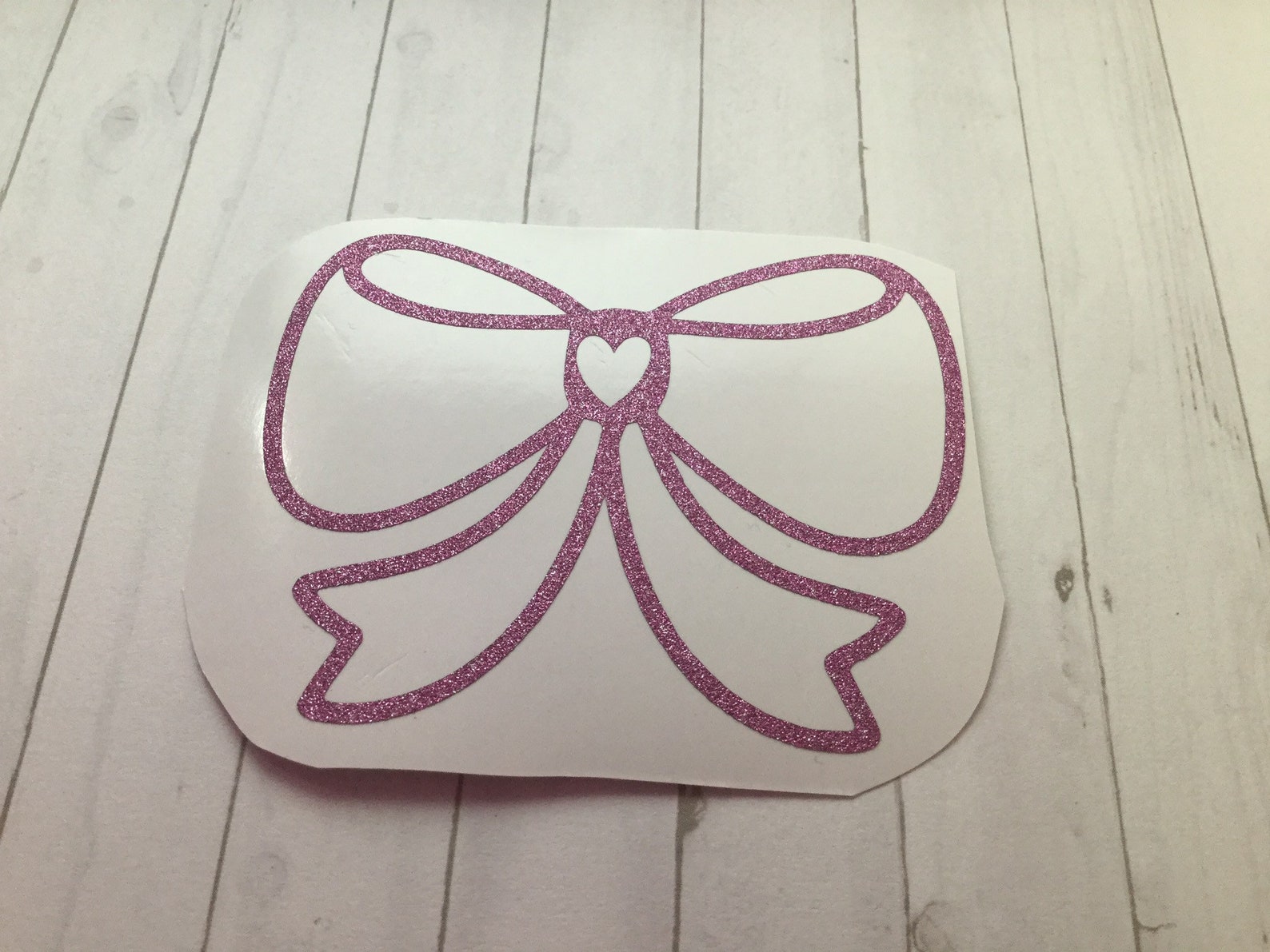 Stickers Bow Decoration Sticker Glitter Vinyl Bow - Etsy UK