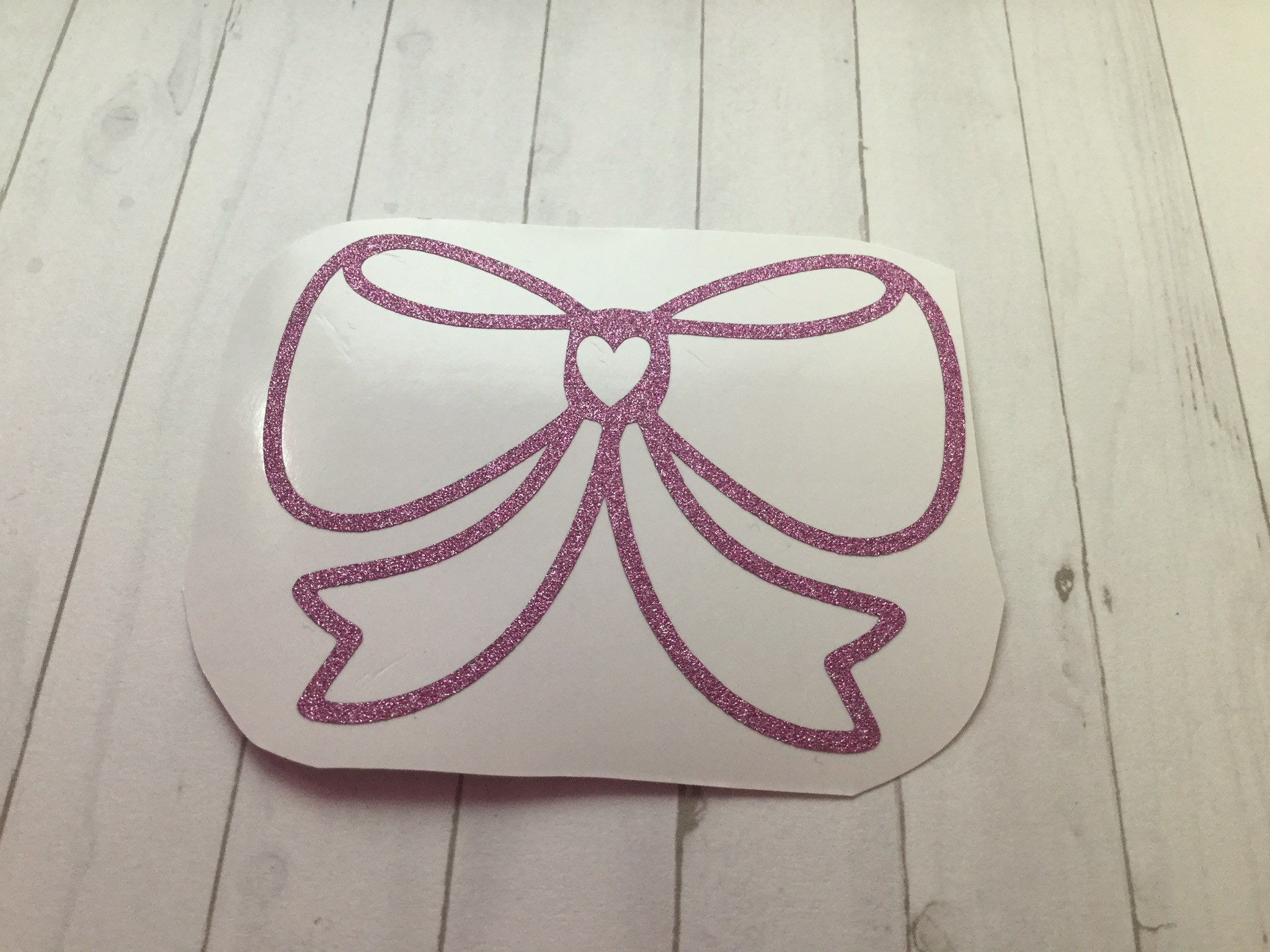 Stickers Bow Decoration Sticker Glitter Vinyl Bow - Etsy UK