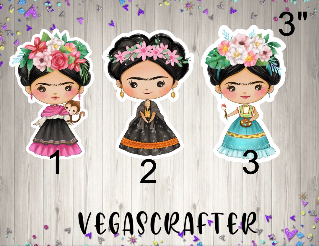 Frida Kahlo Stickers, Laptop Decor Stickers, Frida Stickers - Etsy