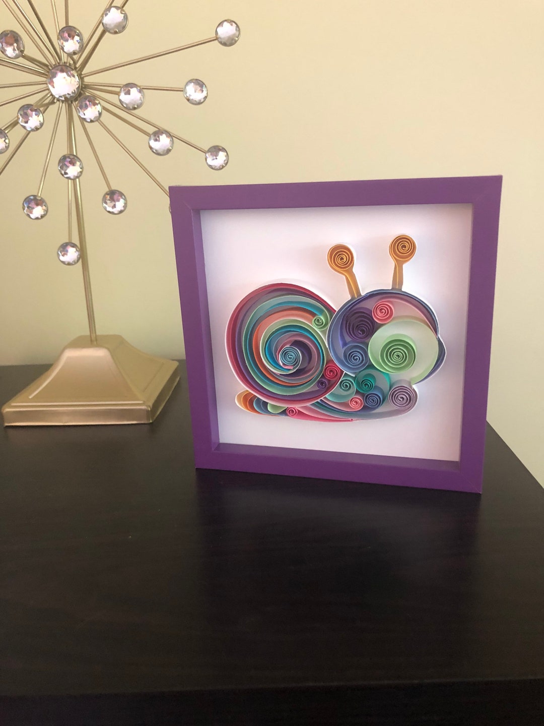 Quilled Snail. Quilled Room Decor. - Etsy