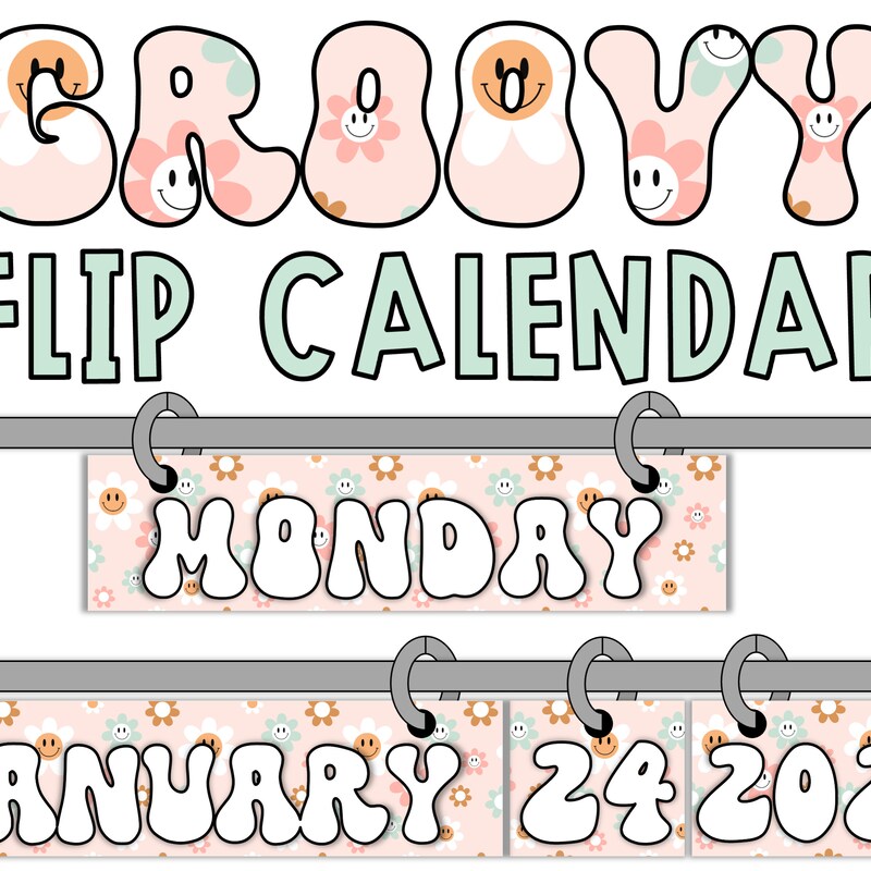 Retro Calendar - Etsy