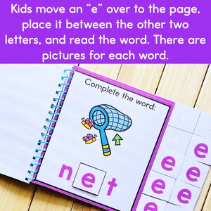 Phonics Adapted Books Errorless CVC Words Hands on Interactive Books ...