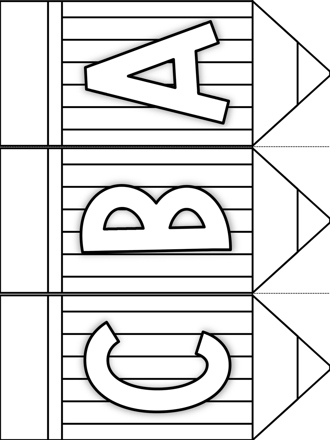 Pencil Bulletin Board Letters and Numbers Pencil Classroom - Etsy