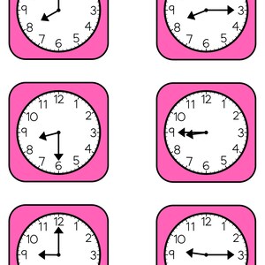 Class Schedule Cards With Pictures | Rainbow Dots Classroom Decor - Etsy