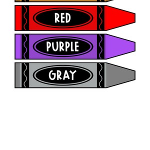 Crayon Color Posters and Labels for Classrooms | Crayon Classroom Decor ...