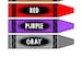 Crayon Color Posters and Labels for Classrooms | Crayon Classroom Decor ...