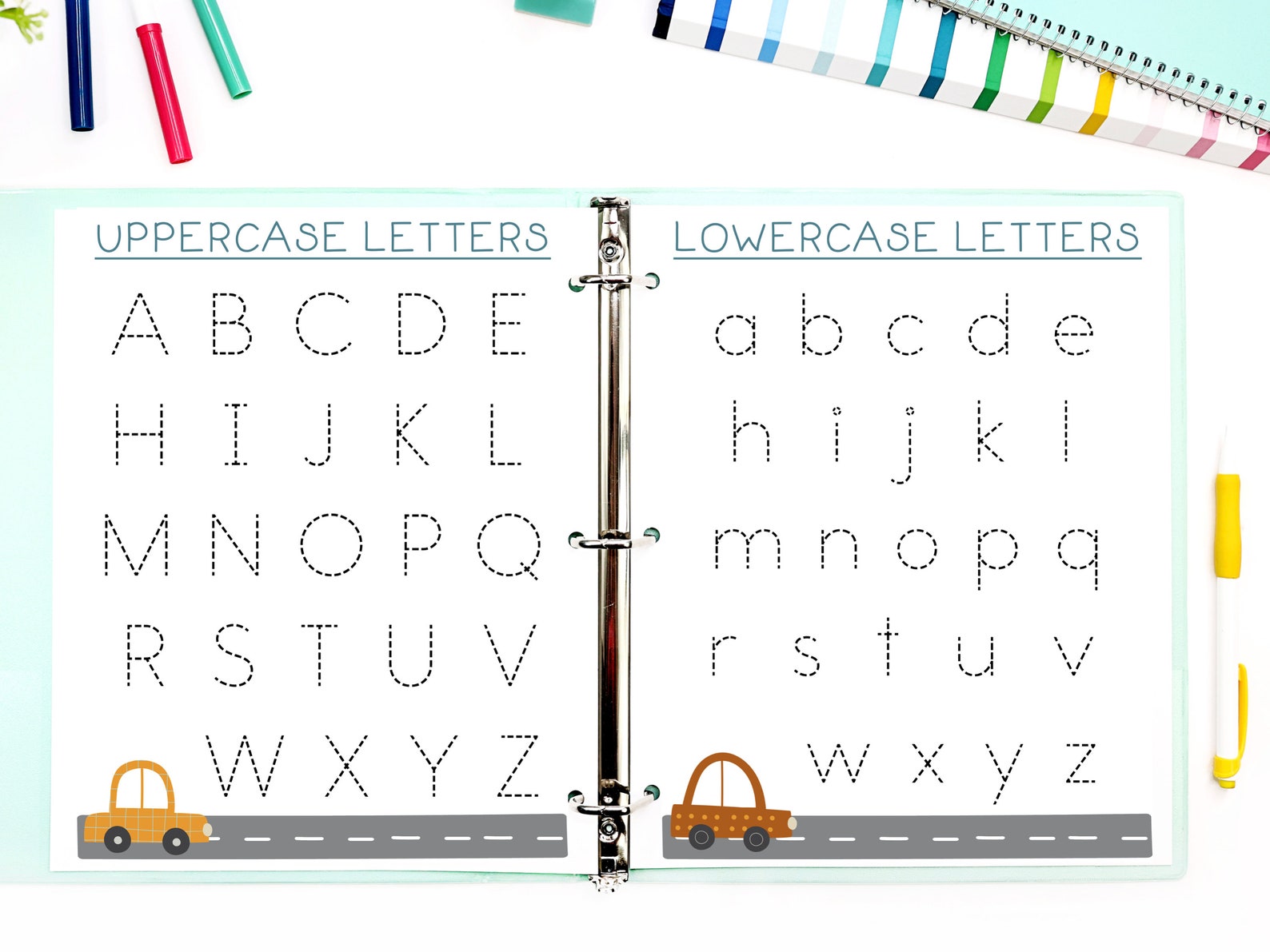 Alphabet Tracing Worksheets Alphabet Letter Tracing Busy Book Printable ...