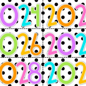 Daily Flip Calendar | Rainbow Flip Calendar | Polka Dot Calendar ...