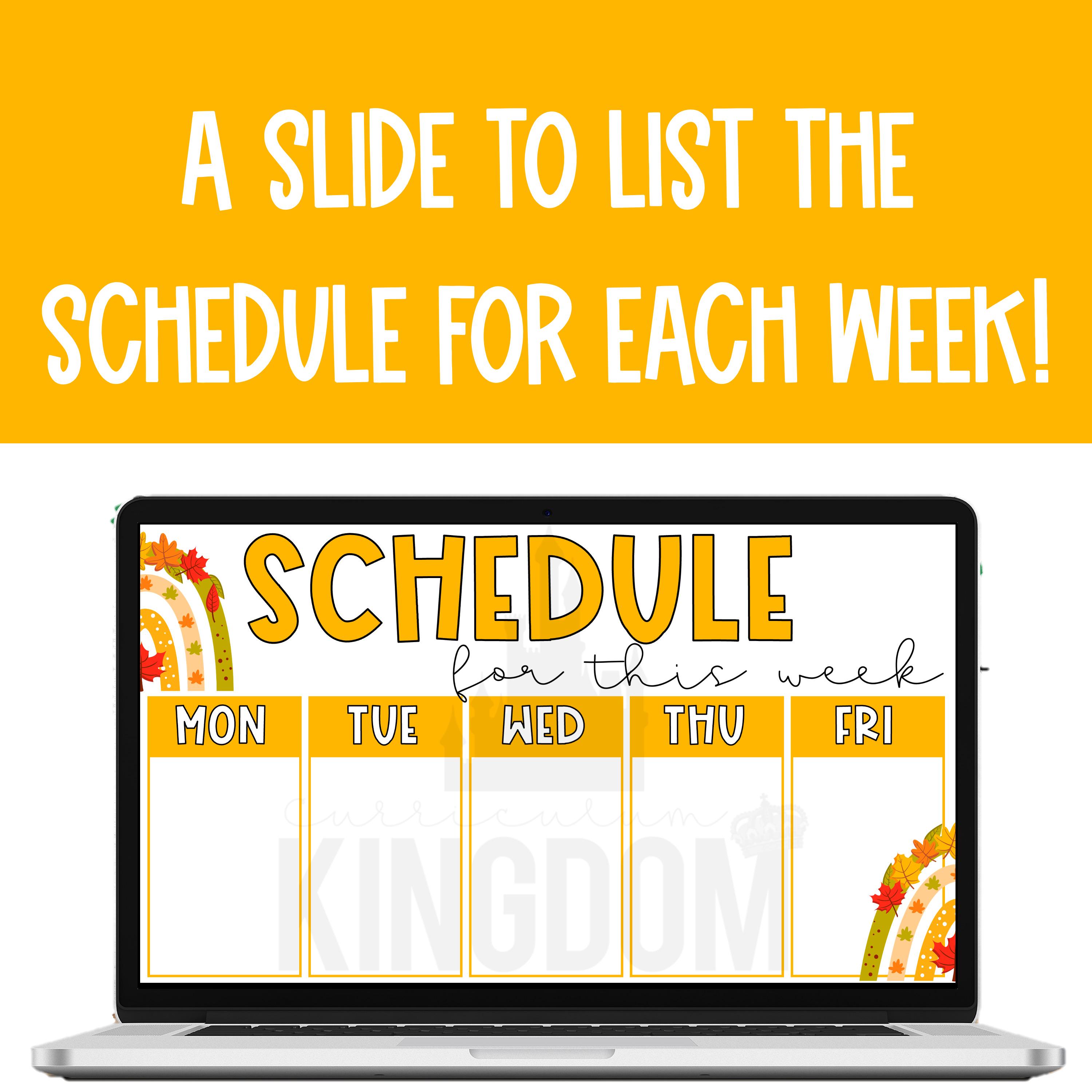 Monthly Good Morning Slides Full Year Bundle | August Good Morning ...