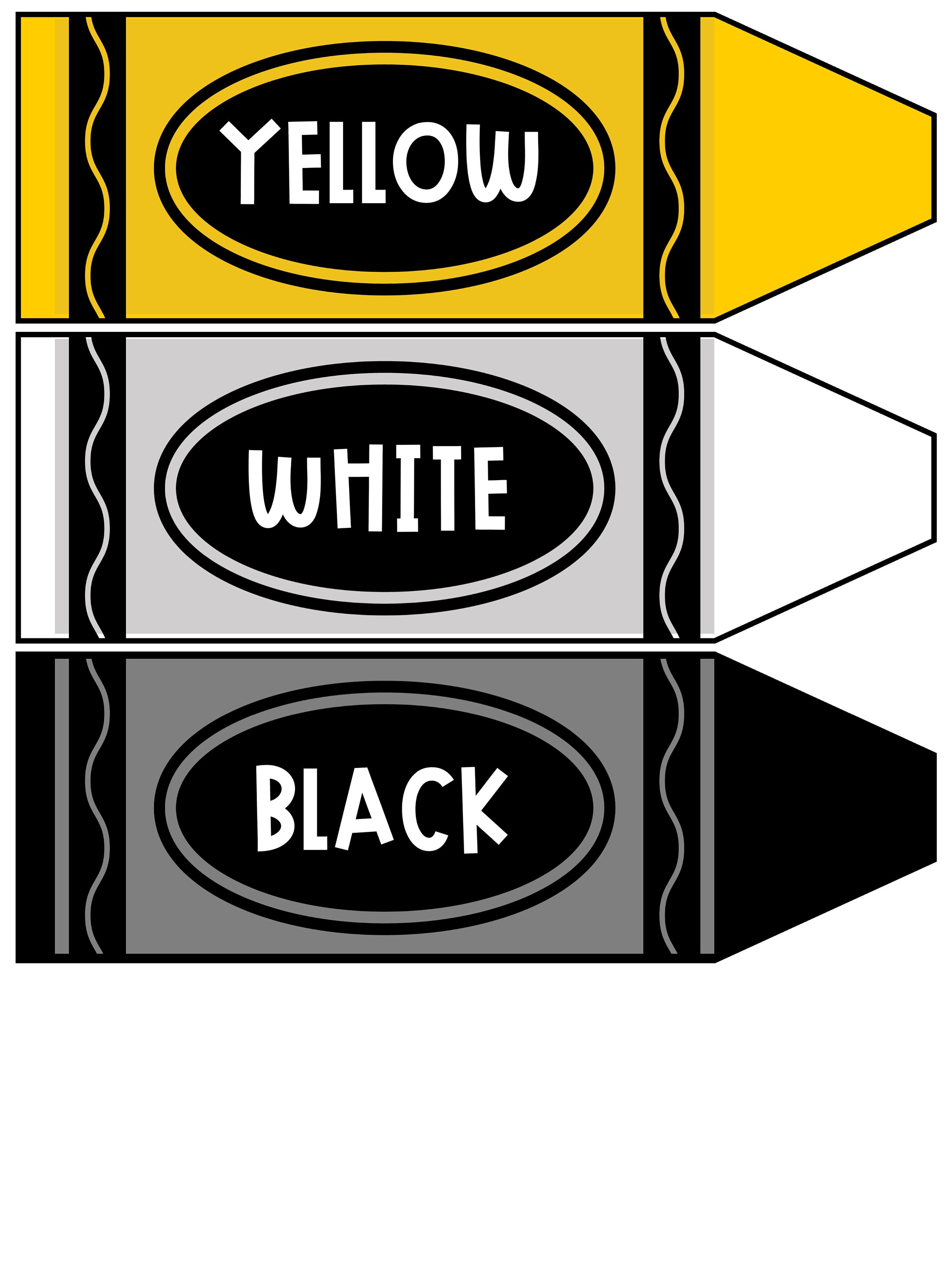 Crayon Color Posters and Labels for Classrooms | Crayon Classroom Decor ...