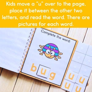 Phonics Adapted Books Errorless CVC Words Hands on Interactive Books ...