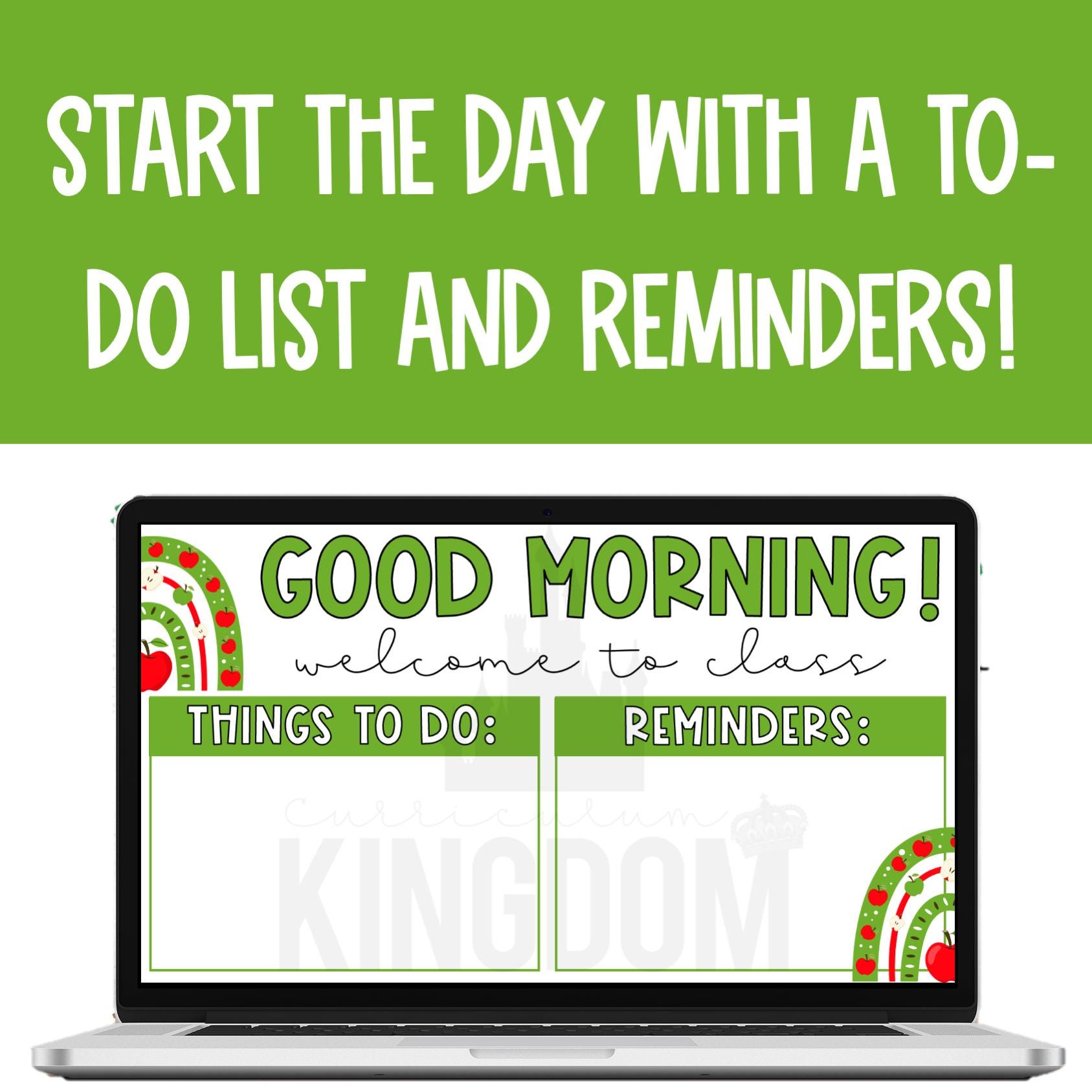 Monthly Good Morning Slides Full Year Bundle | August Good Morning ...